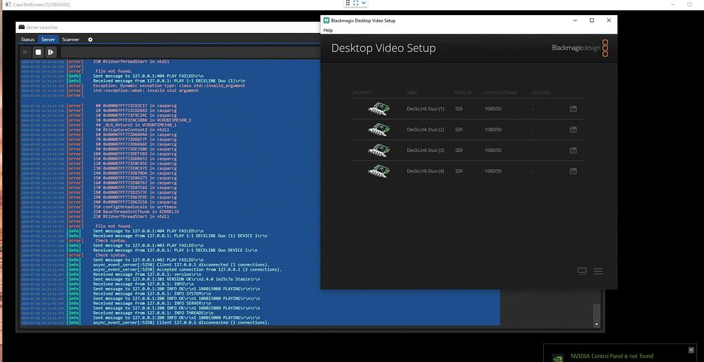 Config Issue with Decklink Duo - General - CasparCG Community Forum